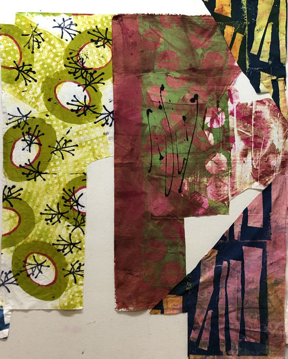 Kiwi (?) Quilt Underway – Adventure Quilter