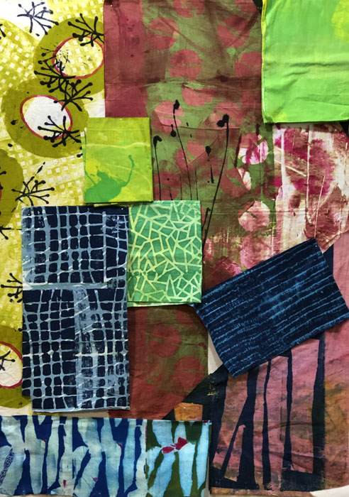 Kiwi (?) Quilt Underway – Adventure Quilter